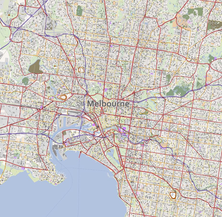 Melbourne Victoria Australia Map Melbourne & Region Map – Hema Maps
