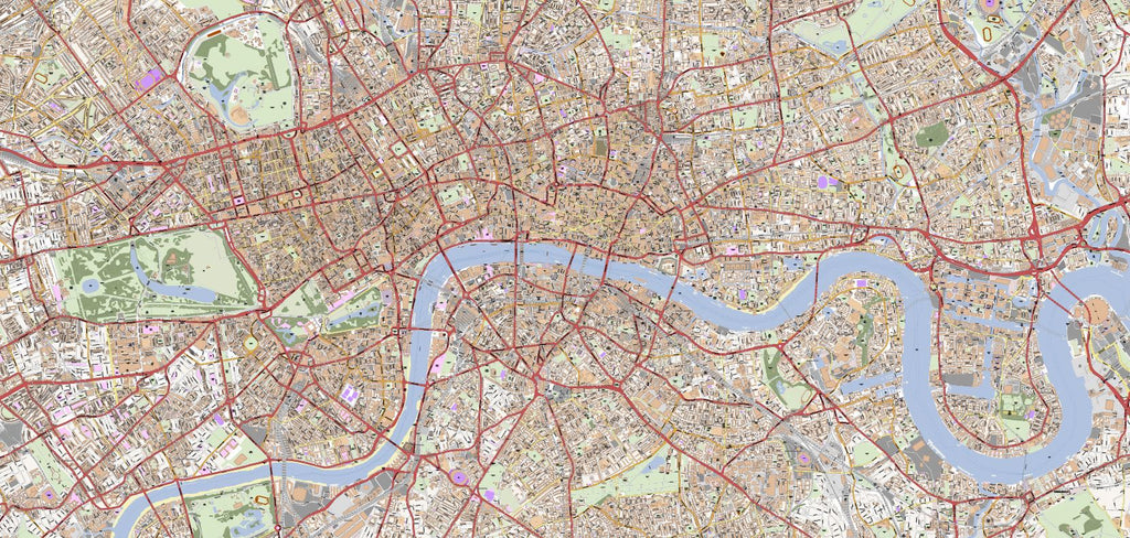 London City Map – Map Illustrators