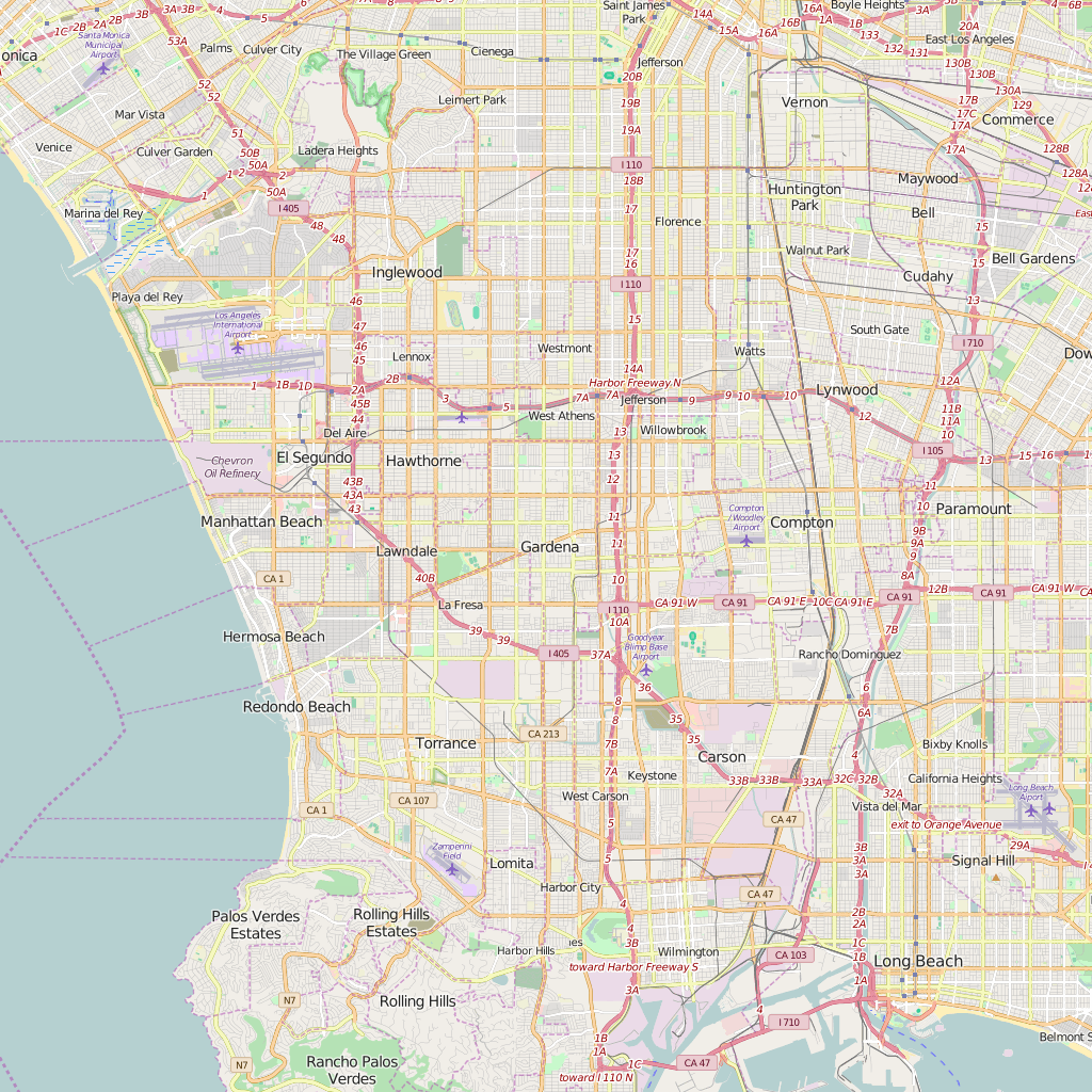 Gardena California Map